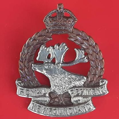 (Canada) The Royal Newfoundland Regiment – King’s Crown Bi-Metal Cap ...