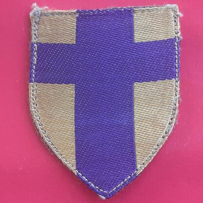 HQ British Troops In The Low Countries – Silk Cloth Formation Badge ...