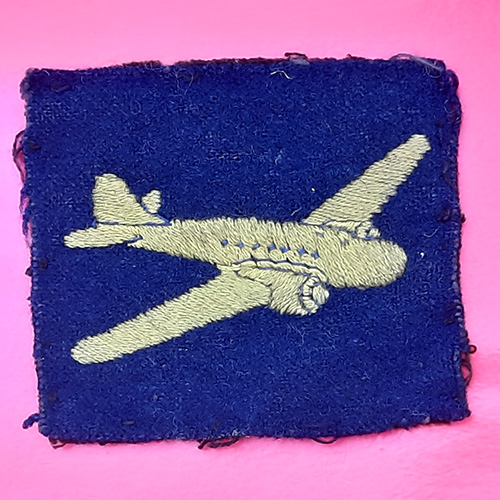 Air Despatch – Woven Cloth Formation Badge – Steady The Buffs Militaria