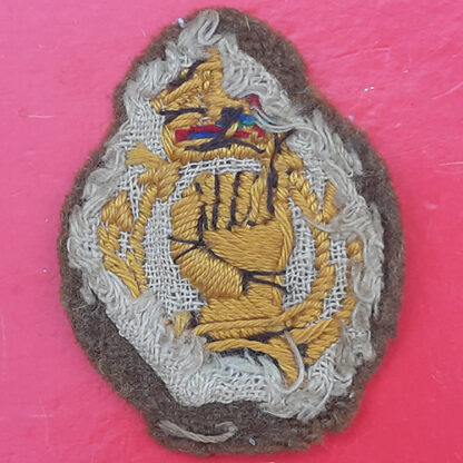 The Royal Armoured Corps – Woven Cloth Sleeve Badge – Steady The Buffs ...