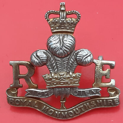 The Royal Monmouthshire Royal Engineers Militia – Officer’s Silver Cap ...