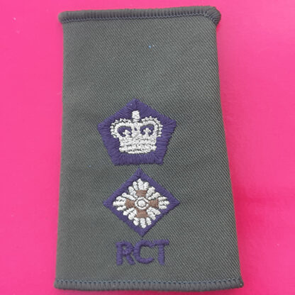 The Royal Corps Of Transport – Lt. Colonel Rank Cloth Shoulder Slide ...