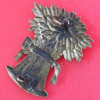 (India) The Rangoon Volunteer Rifle Corps – White Metal Cap Badge ...