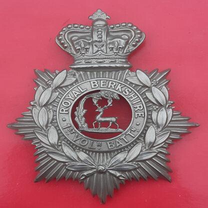 The 1st Volunteer Battalion The Royal Berkshire Regiment – Queen Victoria’s Crown White Metal ...