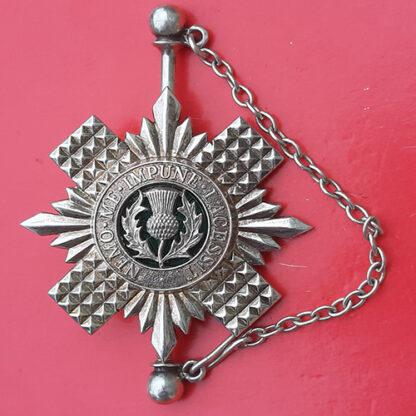 The Scots Guards – Piper’s Hallmarked Silver Kilt Pin – Steady The ...