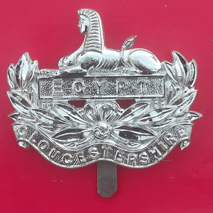 The Gloucestershire Regiment – Silver Anodised (Grove MFG) Cap Badge ...