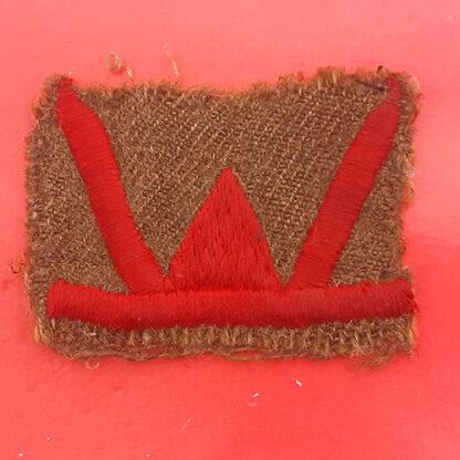 53rd Welsh Division – Cloth Formation Badge – Steady The Buffs Militaria
