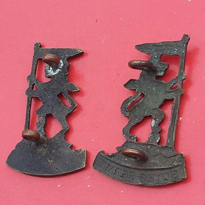 (New Zealand) The New Zealand Rifle Brigade – Blackened Brass Collar ...