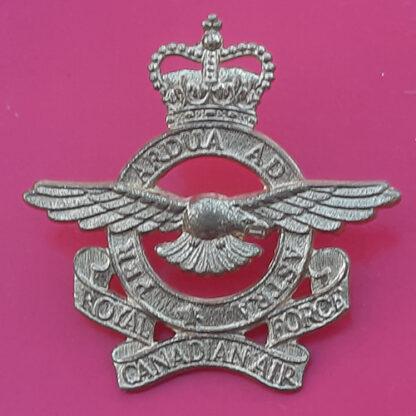 (Canada) The Royal Canadian Air Force – Queen’s Crown Gilding Metal Cap ...