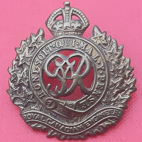 (Canada) Royal Canadian Engineers – King’s Crown Gilding Metal Cap ...
