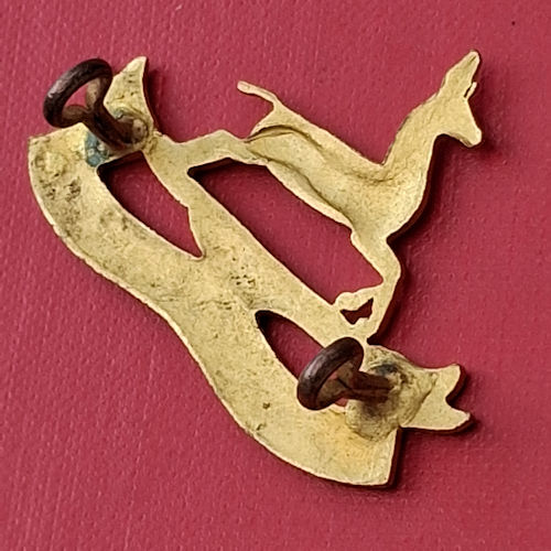 (Canada) The Royal Canadian Dragoons – Officer’s Gilt Metal Cap Badge ...